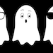 Ghost SVG, Nerd Ghost, Cool Ghost With Glasses, Halloween, Scary Boo ...