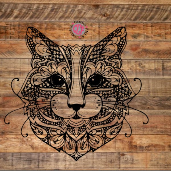 Cat Mandala - Etsy