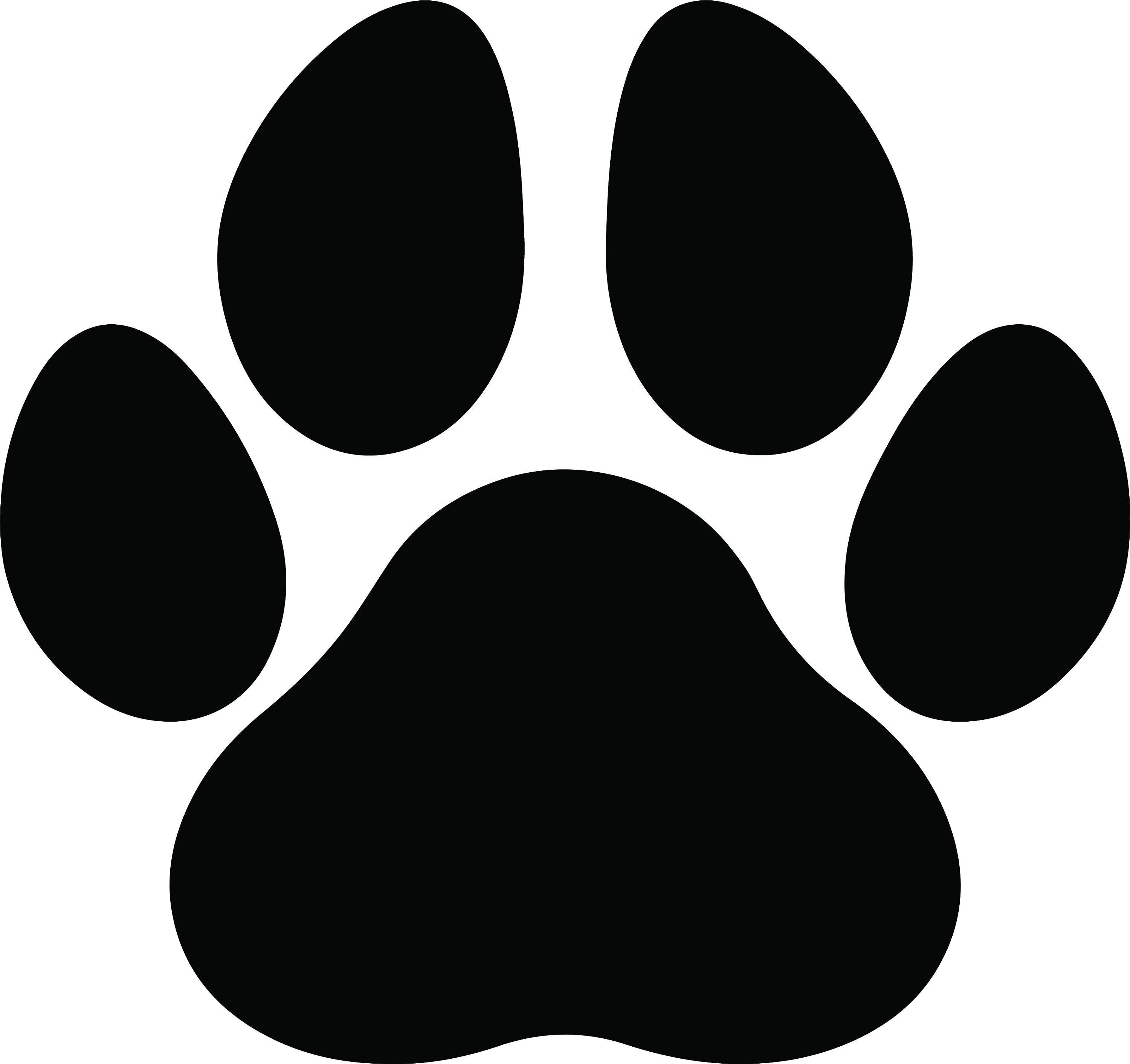 Dog Paw Print SVG Cutting File for Cricut and Silhouette Pet - Etsy Canada