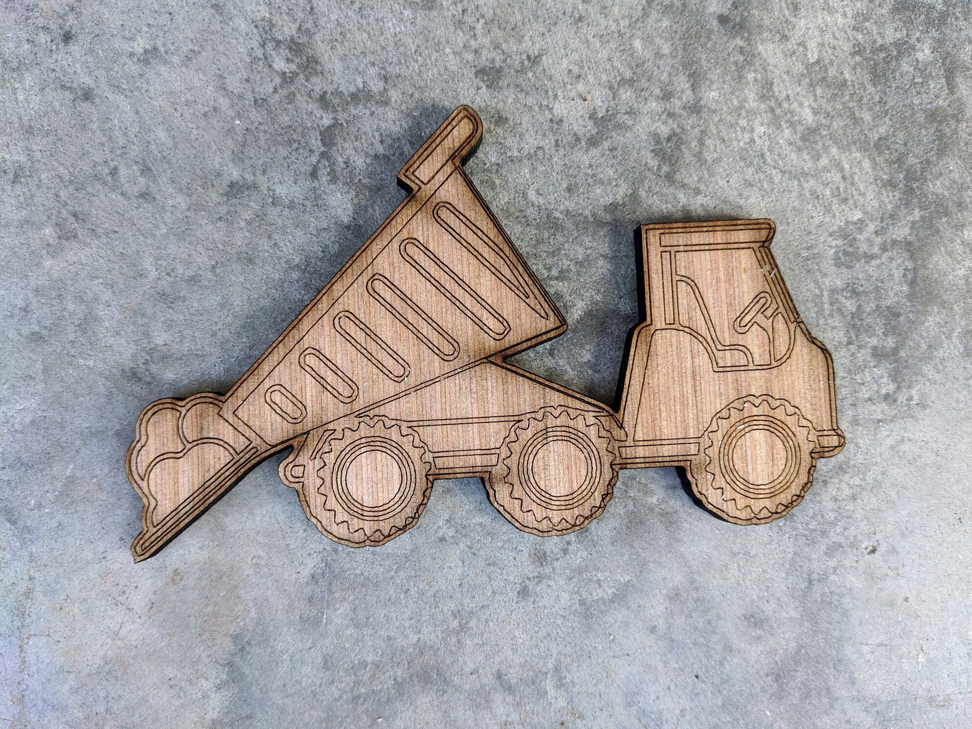 Dump Truck Wood Cutout Dump Truck Wooden Cutout Dump Truck - Etsy