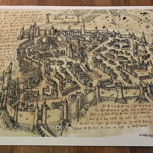 Map Hunting Grounds, Fantasy Map, Fantasy Map Illustration, Cartography ...