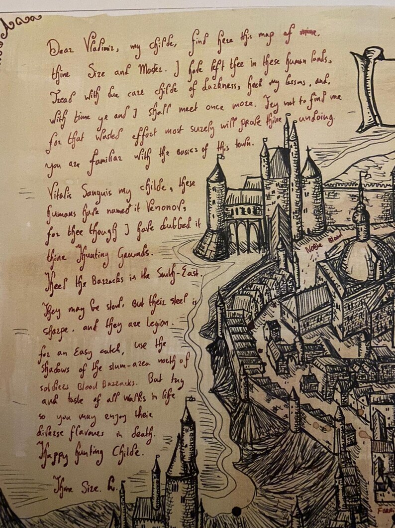 Map Hunting Grounds, Fantasy Map, Fantasy Map Illustration, Cartography ...