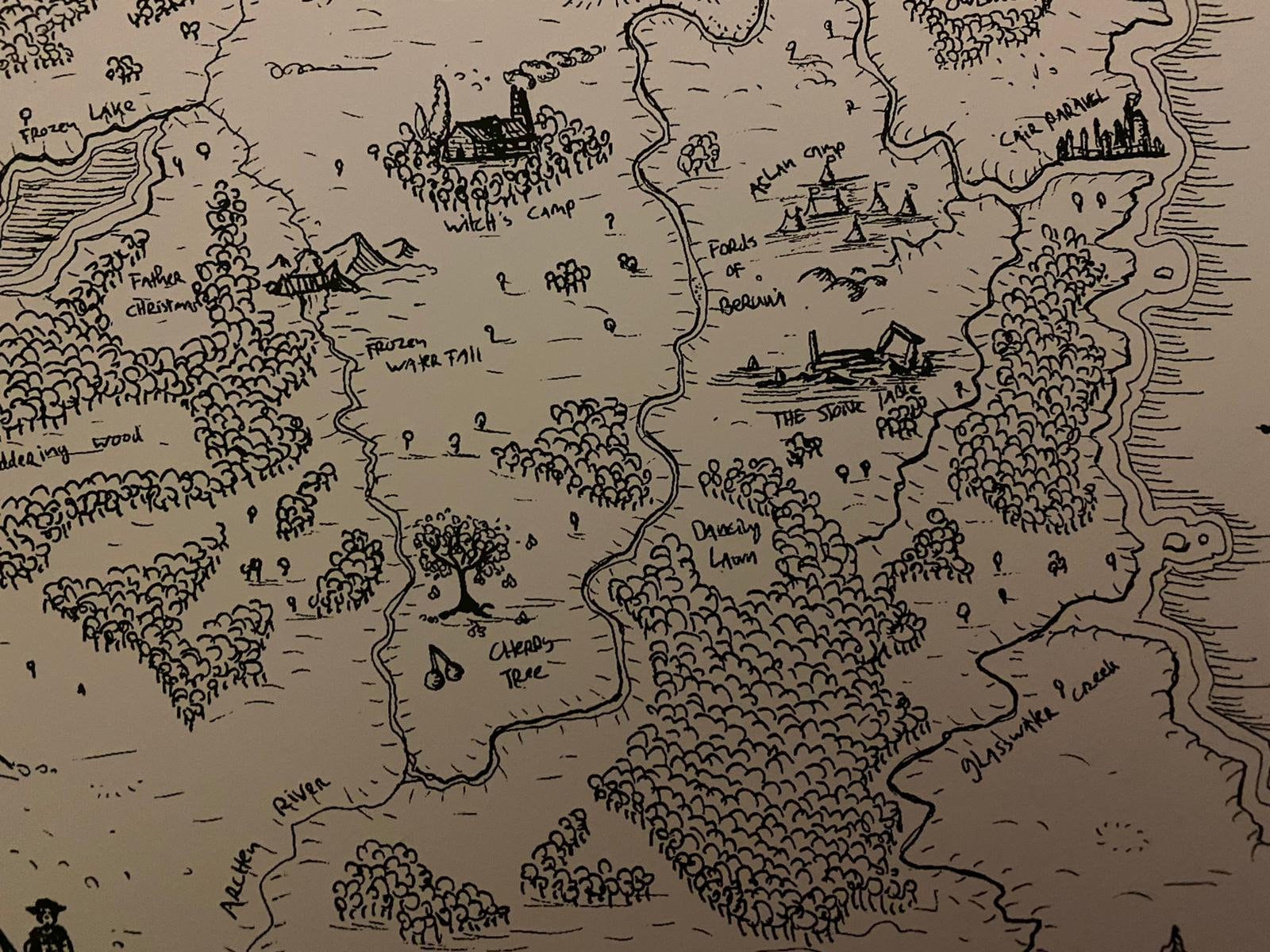 Map of Narnia, Fantasy Map, Art Print, the Lion, the Witch & the ...