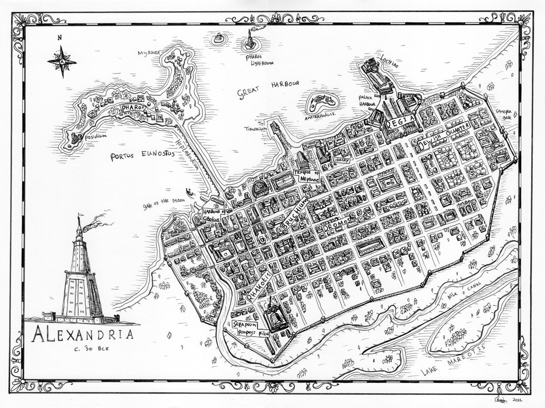 Alexandria, History Map, Map Maker, Cartography Maker, Cartography Map ...