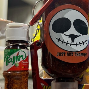 Rim Dip Chamoy and Keychain, Comes With Chamoy, Mini Tajin and Bottle ...