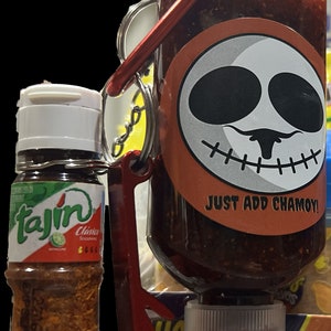 Rim Dip Chamoy and Keychain, Comes With Chamoy, Mini Tajin and Bottle ...
