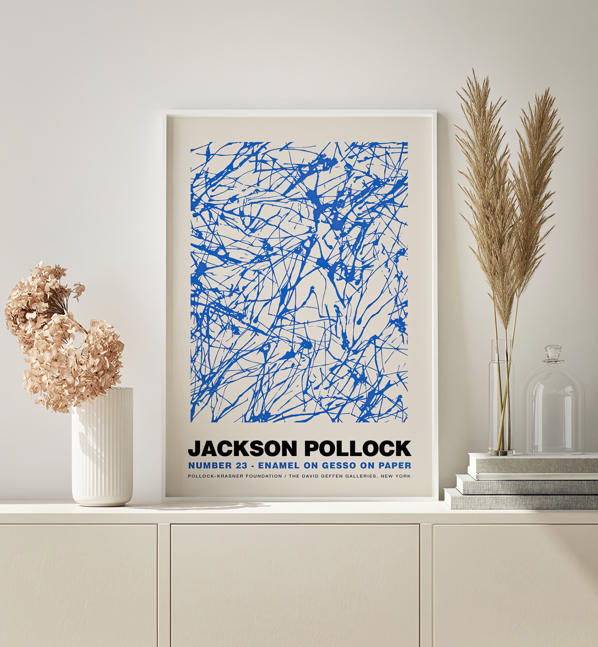Jackson Pollock Poster, Pollock Art Print, Modern Art Poster ...