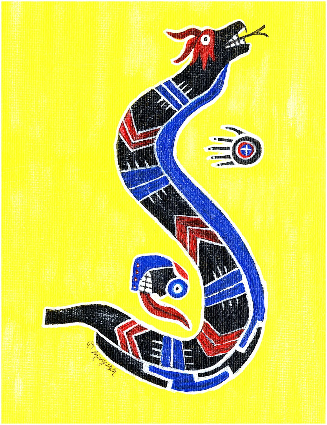Ceramic Tile, Spiro Serpent, Mound Symbol, Sublimated, Easel Back, Hang ...