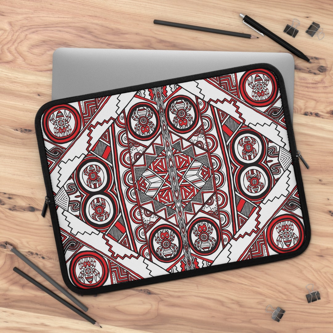 Laptop Sleeve, Southeast Spider Motif, Grandmother Spider, Native ...