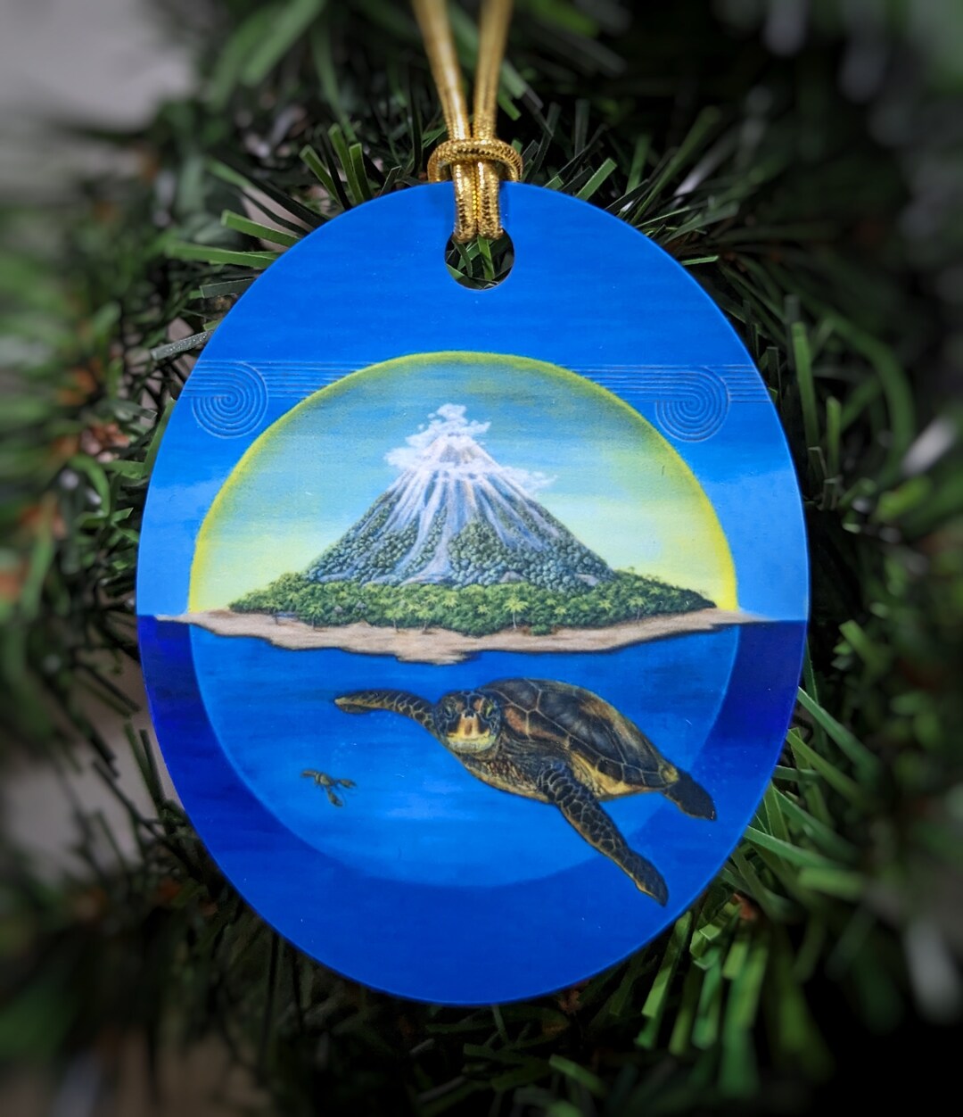 Ornament, Cherokee Origins, Tropical Island, Seaturtle, Native American ...
