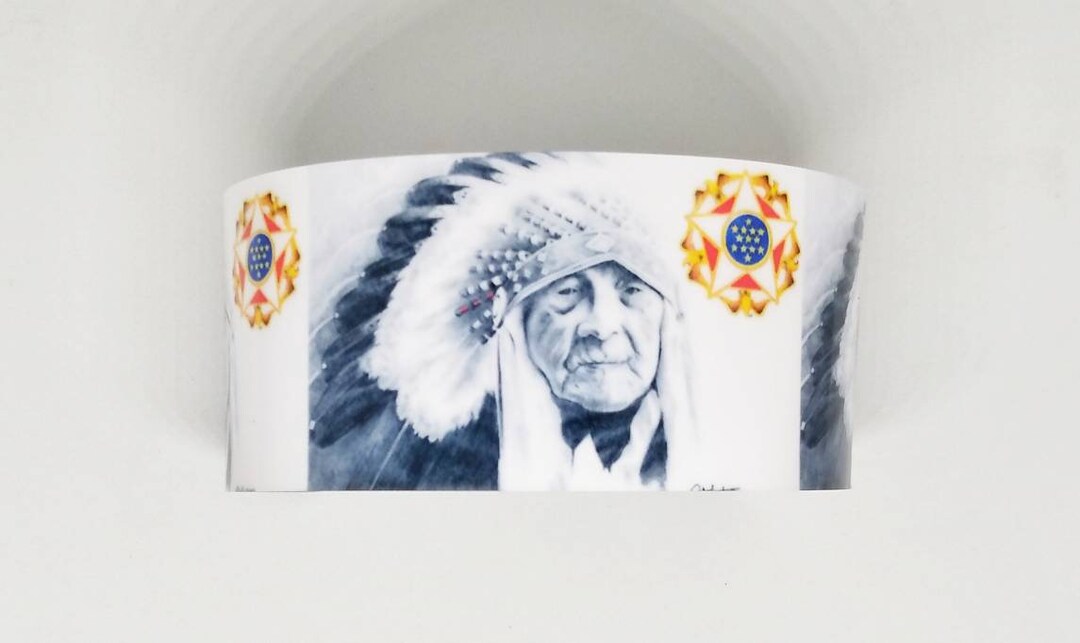 Cuff Bracelet, the Last War Chief-joe Medicine Crow - Apsaalooke ...