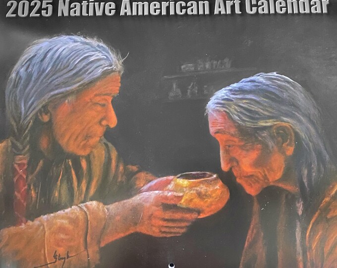 2025 Native American Art Calendar - Etsy