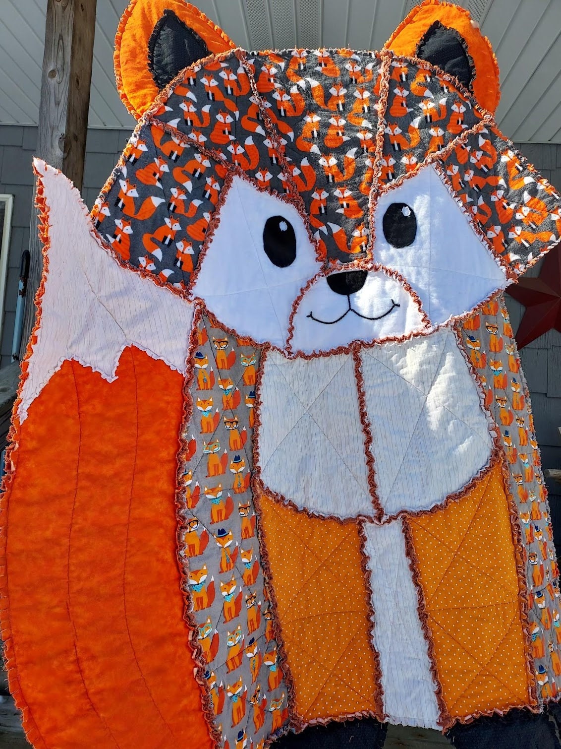 Fox Rag Quilt - Etsy