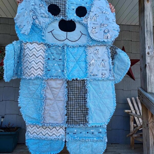 Puppy Quilt - Etsy