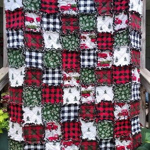 Throw Rag Quilt - Etsy