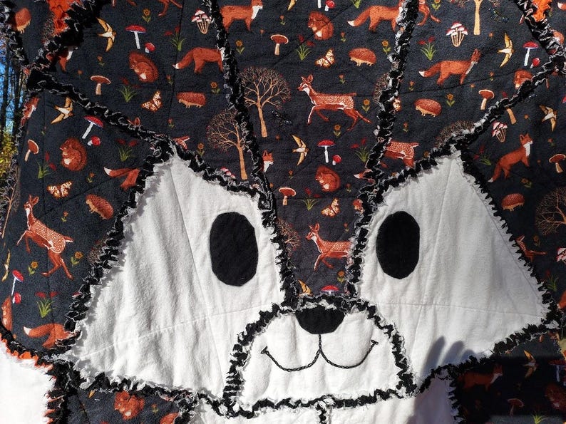 Fox Rag Quilt - Etsy