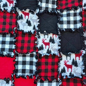 Plaid Rag Quilt - Etsy