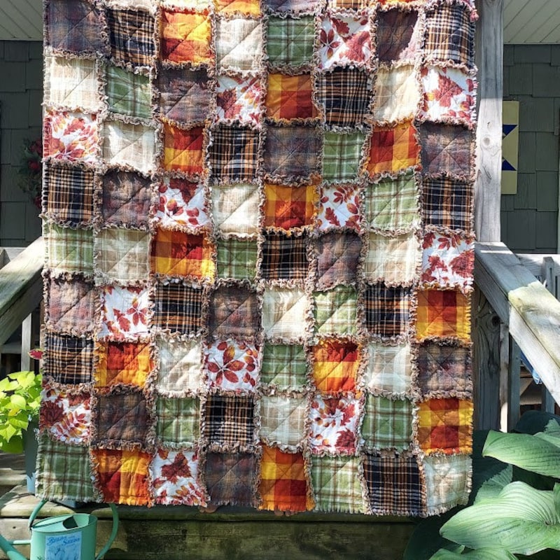 Rag Quilt - Etsy
