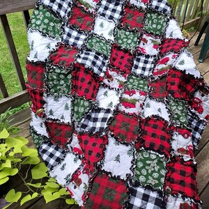 Throw Rag Quilt - Etsy
