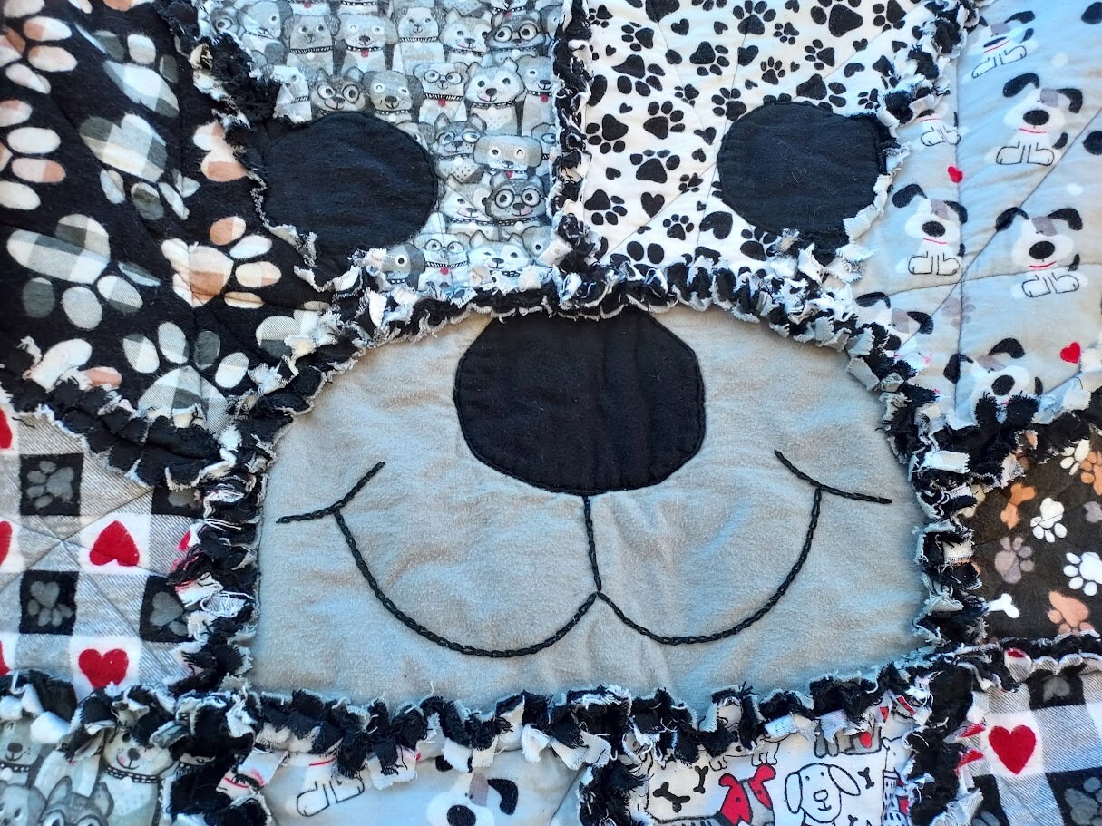 Puppy Rag Quilt - Etsy