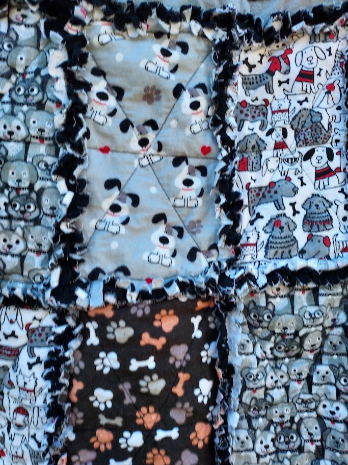 Puppy Rag Quilt - Etsy