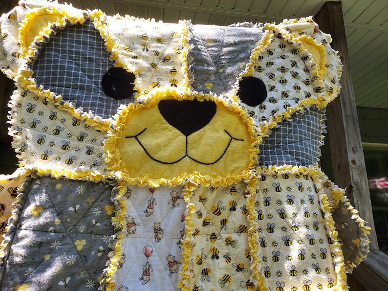 Bear Rag Quilt - Etsy
