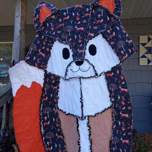 Fox Rag Quilt - Etsy