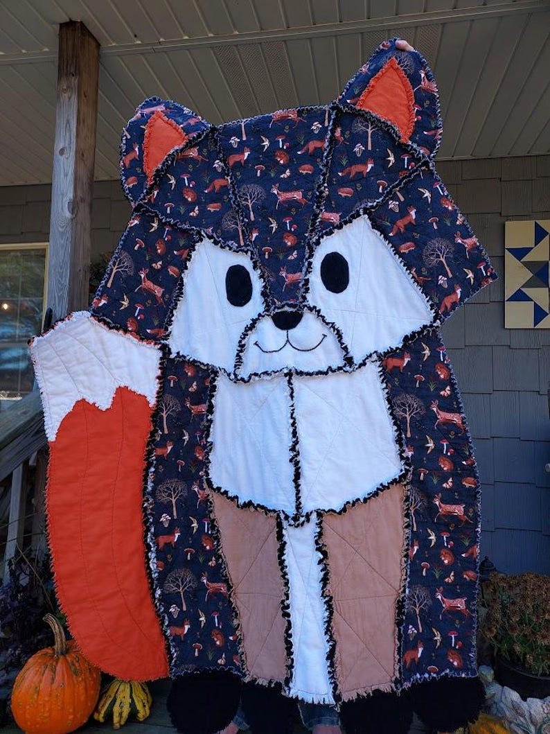Fox Rag Quilt - Etsy