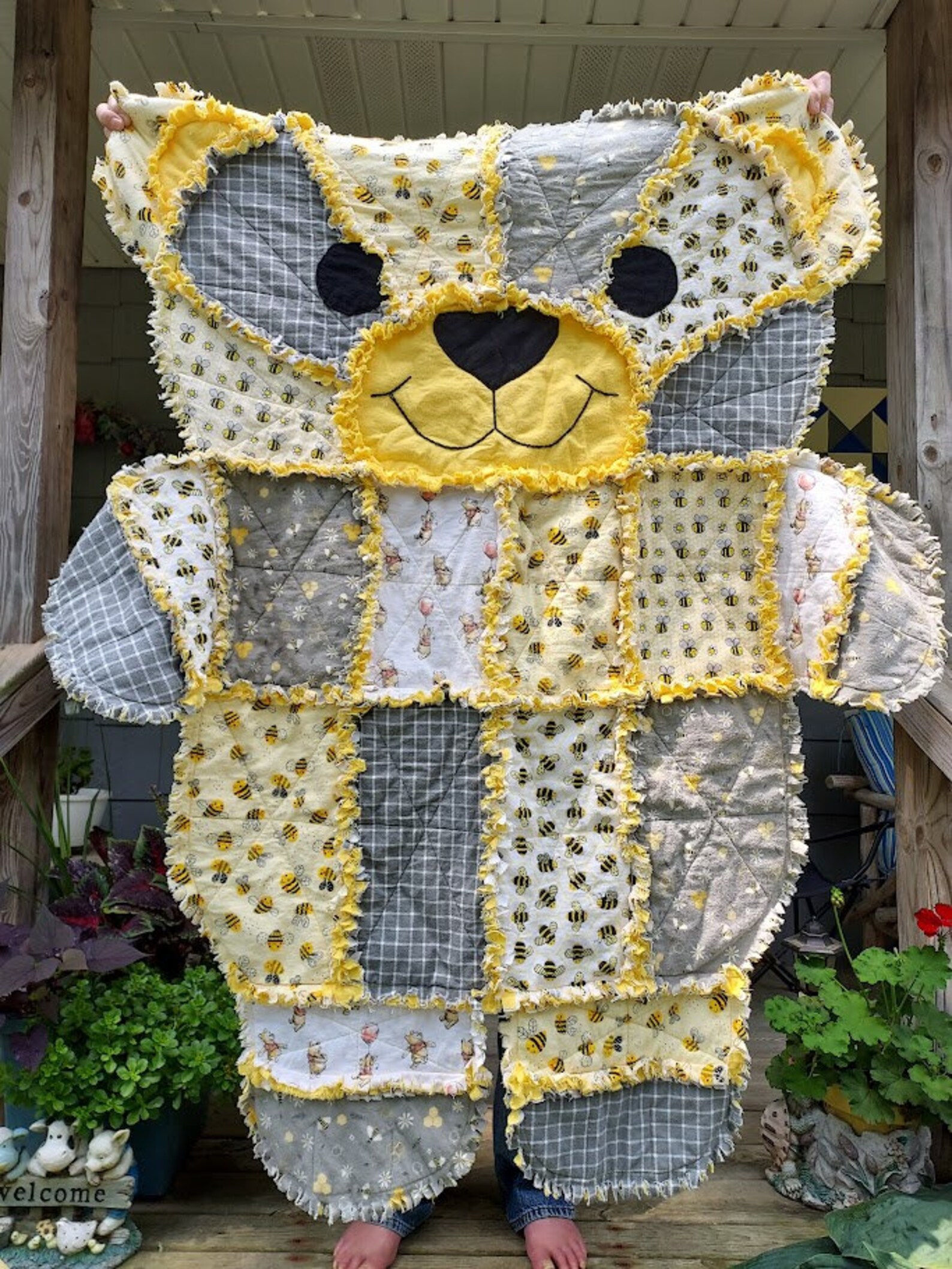 Bear Rag Quilt - Etsy