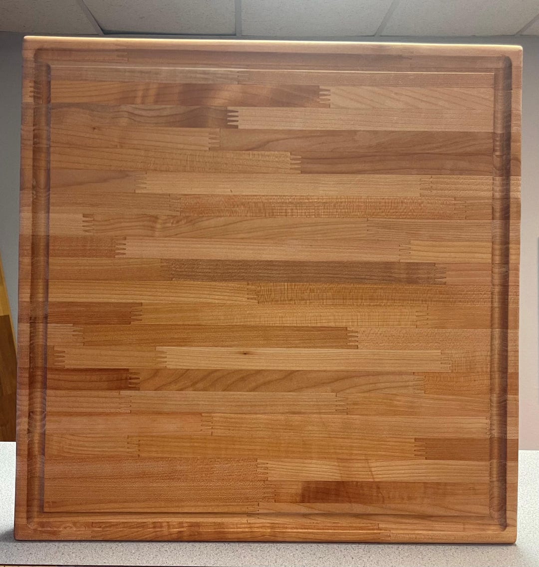 18x18 Pacific Maple Butcher Block Cutting Board - Etsy