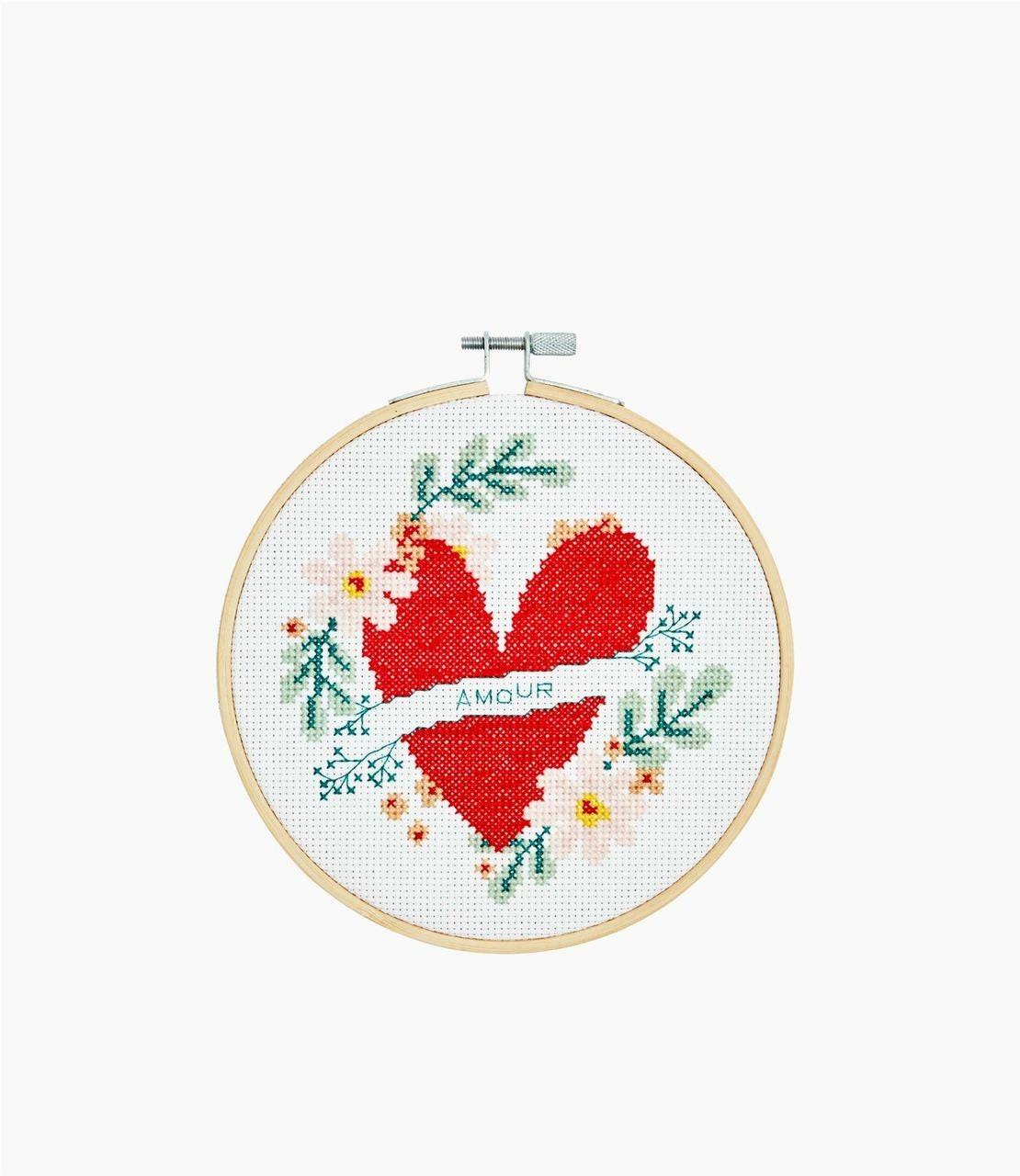 DMC Heart Counted Cross Stitch Kit Complete With Hoop Needle - Etsy ...