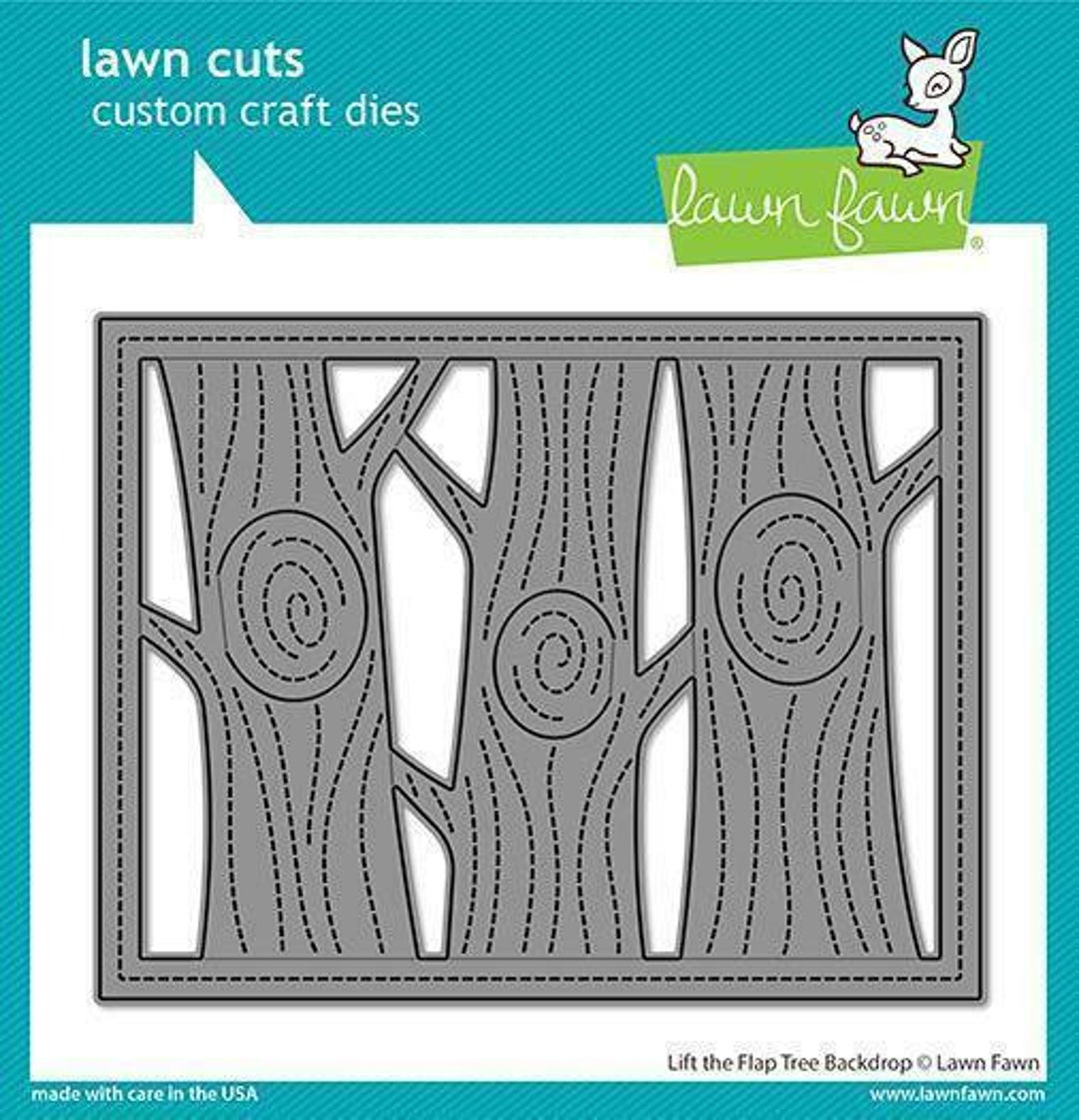 Lawn Fawn Lift the Flap Tree Backdrop Custom Craft Dies - Etsy