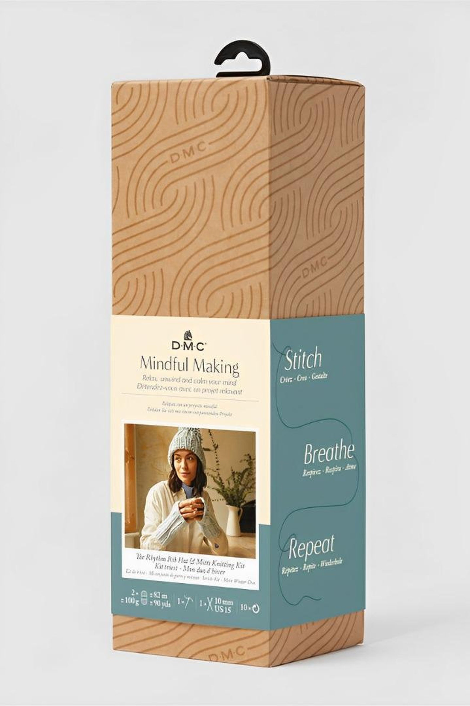 Dmc the Rhythm Rib Hat & Mitts Knitting Kit - Mindfull Making - Etsy