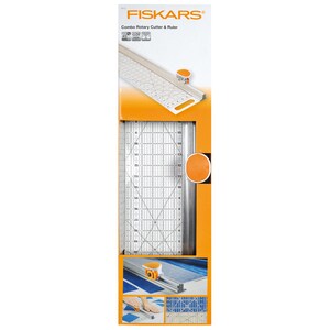 Fiskars Combo Rotary Cutter 45 Mm & Ruler 6” X 24” - Etsy UK