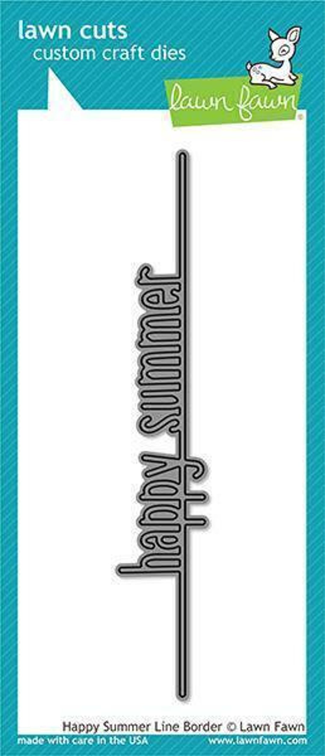 Lawn Fawn Happy Summer Line Border Custom Craft Dies - Etsy