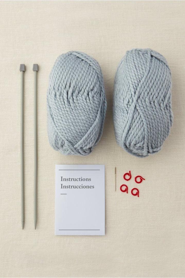 Dmc the Rhythm Rib Hat & Mitts Knitting Kit - Mindfull Making - Etsy