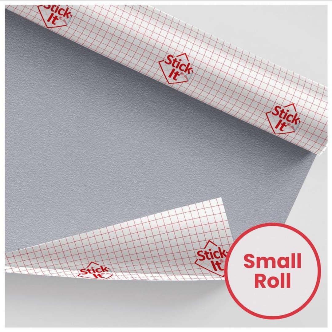 Stick-it Metallic Silver Self-adhesive Embossed Lampshade Vinyl 1460 X ...