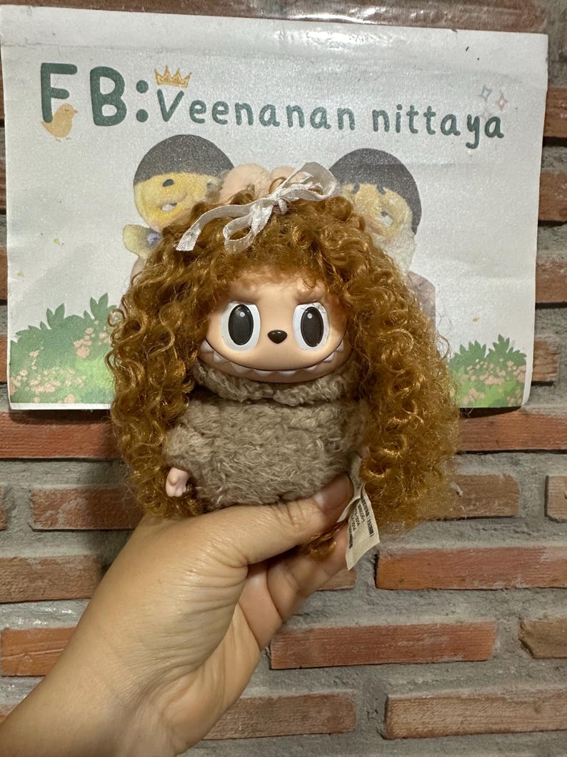 Wig for Labubu - Etsy