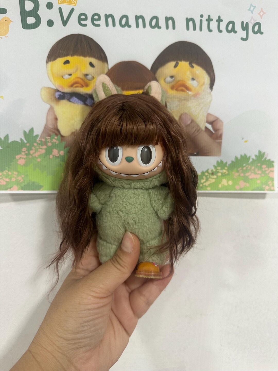 Wig for Labubu - Etsy