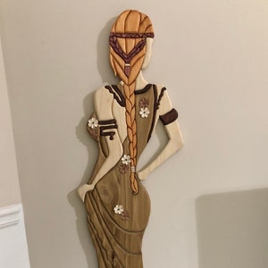 Wooden Lady 5 Foot 2 Inch Tall - Hand Made - Etsy