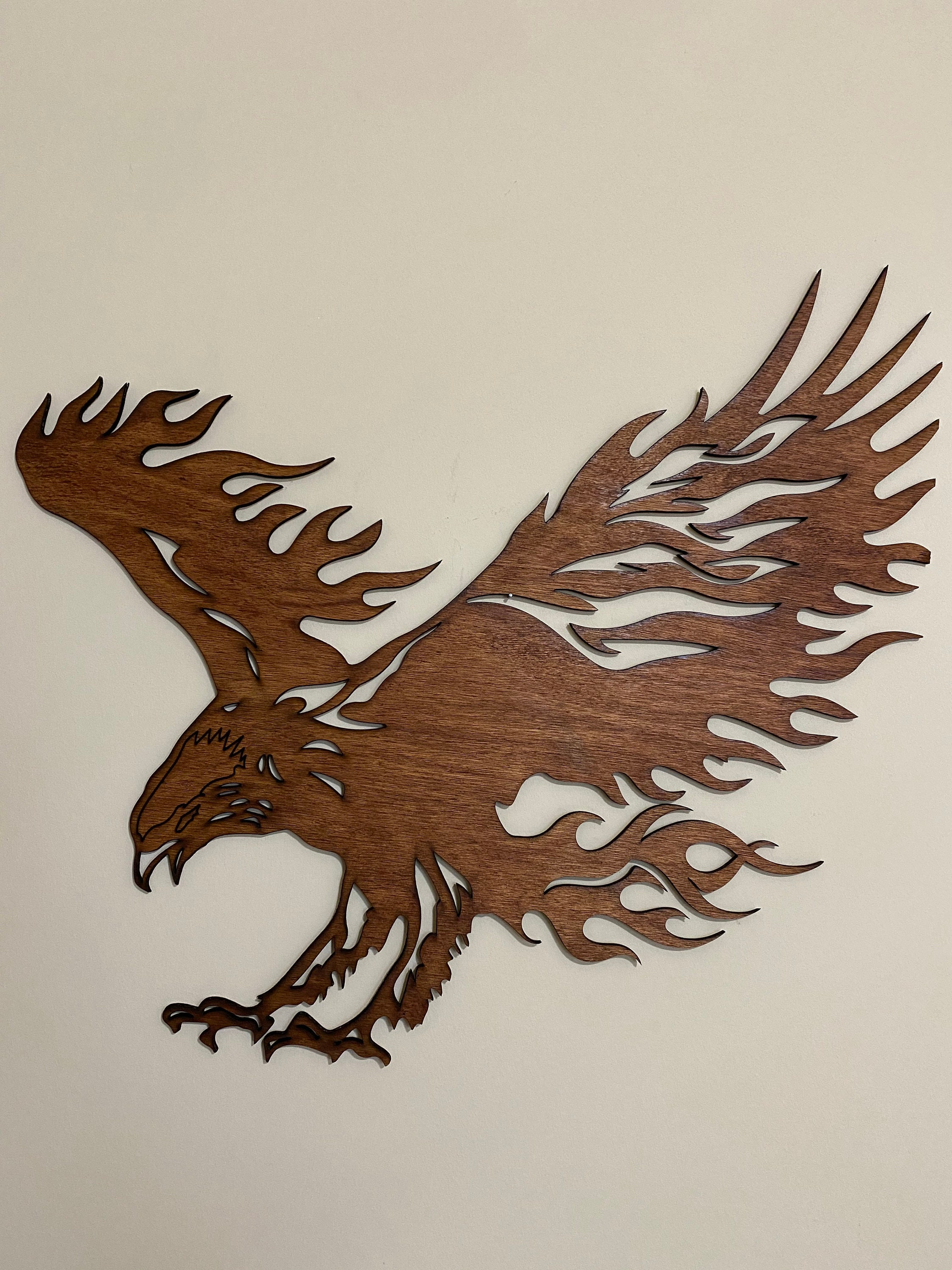 Wooden Eagle - Etsy