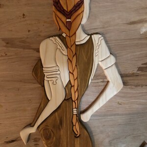 Wooden Lady 5 Foot 2 Inch Tall - Hand Made - Etsy