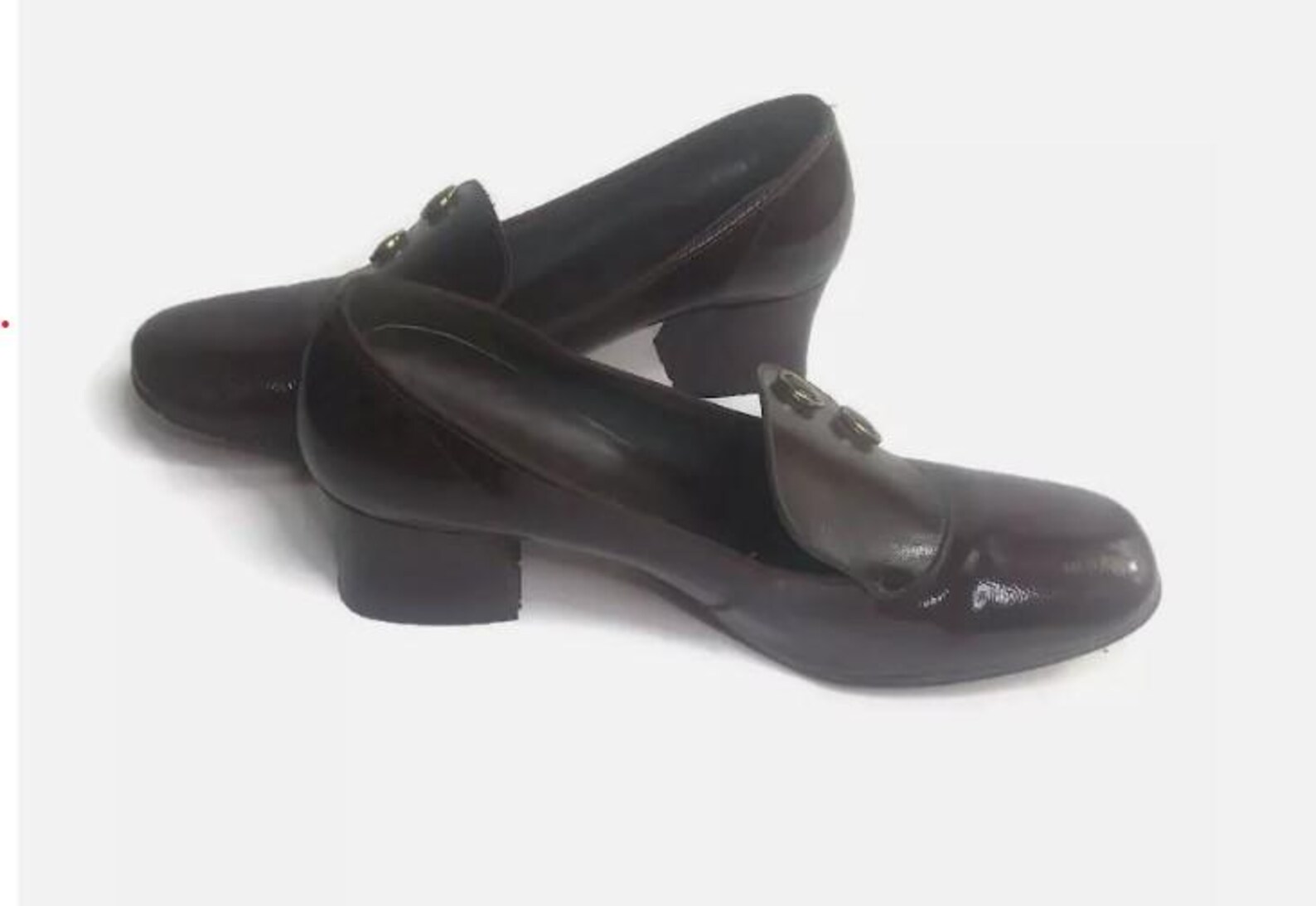 Vintage 1960's Mod Fair Sets the Young Idea Pilgrim Pumps Womens Size 7 ...