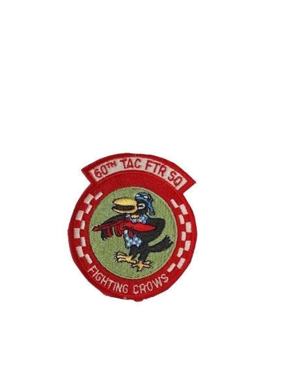 Vintage USAF 60th Tactical Firefighter Squadron Fighting Crows Sew on ...