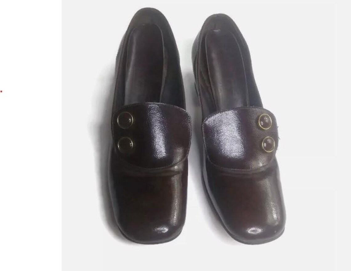 Vintage 1960's Mod Fair Sets the Young Idea Pilgrim Pumps Womens Size 7 ...