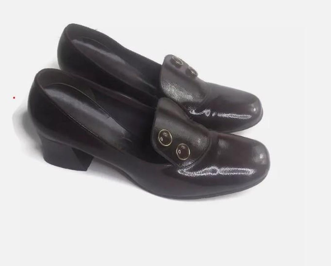 Vintage 1960's Mod Fair Sets the Young Idea Pilgrim Pumps Womens Size 7 ...