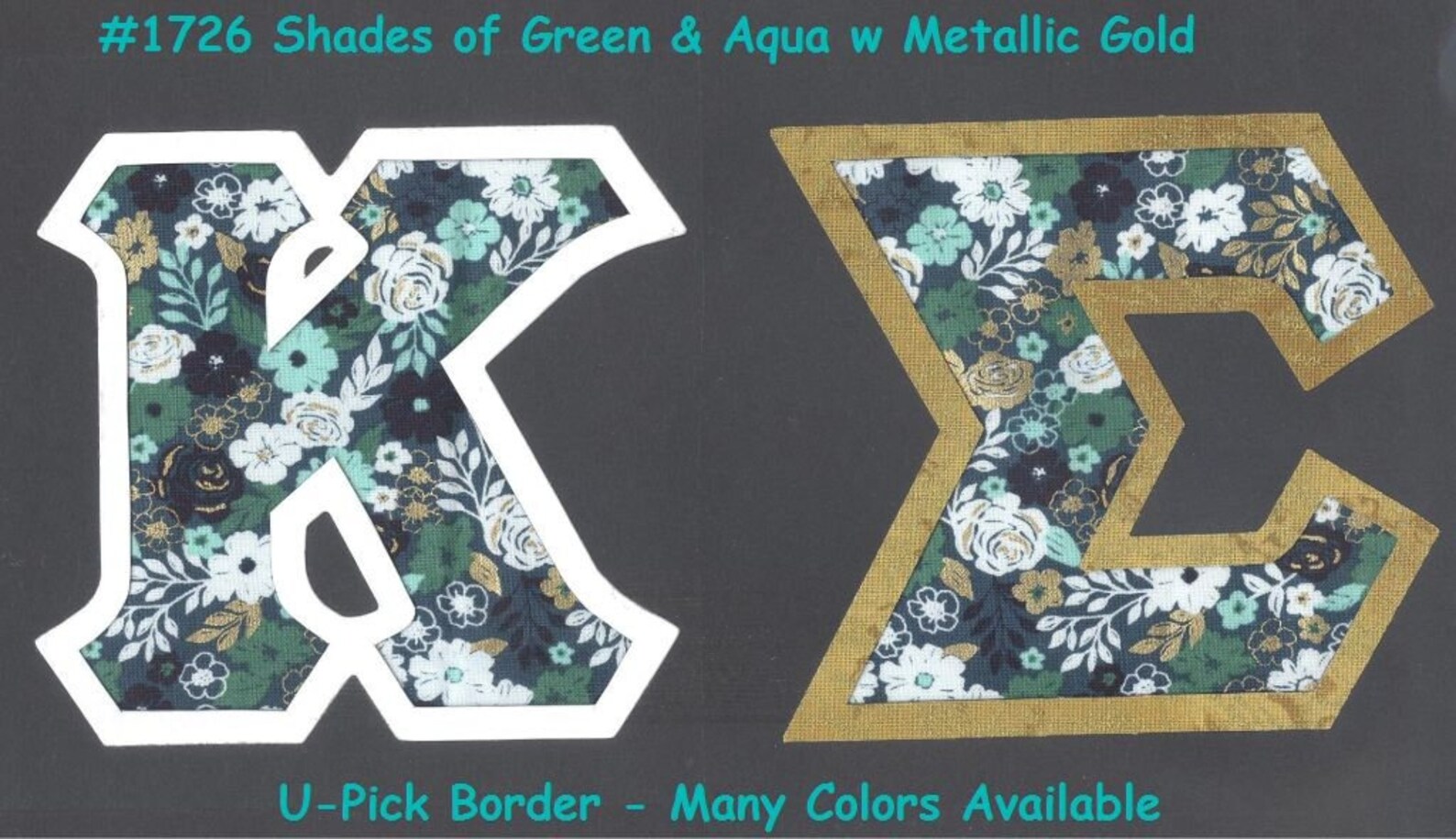 Custom-cut Greek Iron on Letters Personalized Alpha to | Etsy