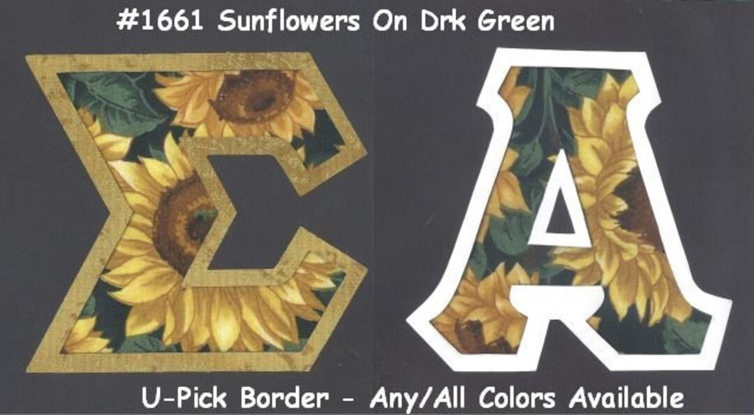 Custom-cut Greek Letters Sigma Delta Tau Beta Gamma Alpha Epsilon Zeta ...