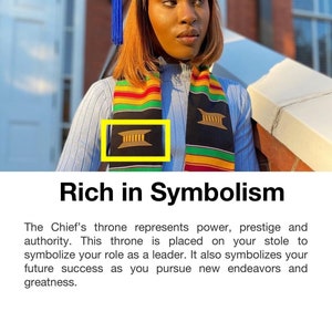 Black Student Union (BSU) Authentic Handwoven Kente Cloth Graduation ...