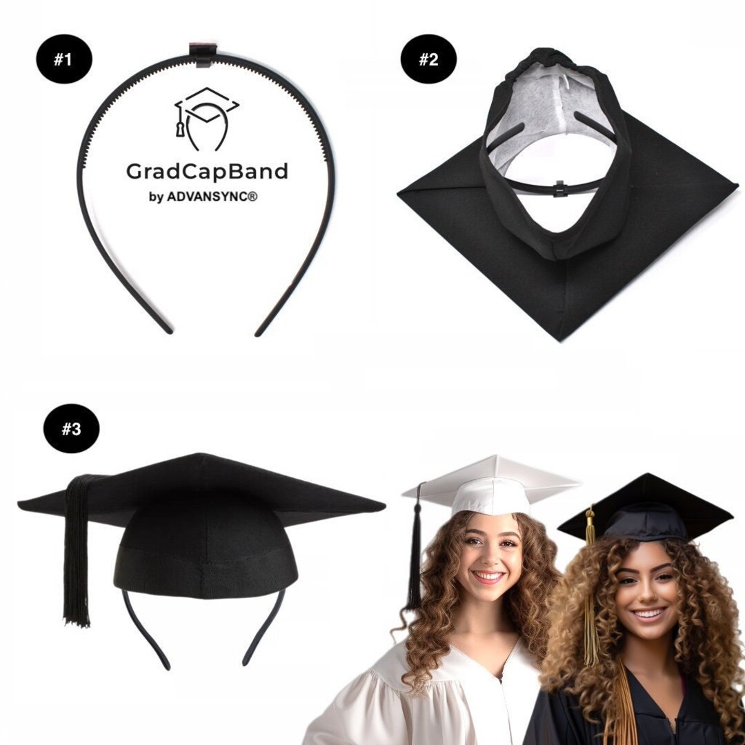 Gradcapband Secures Your Graduation Cap. Don't Change Your Hair ...